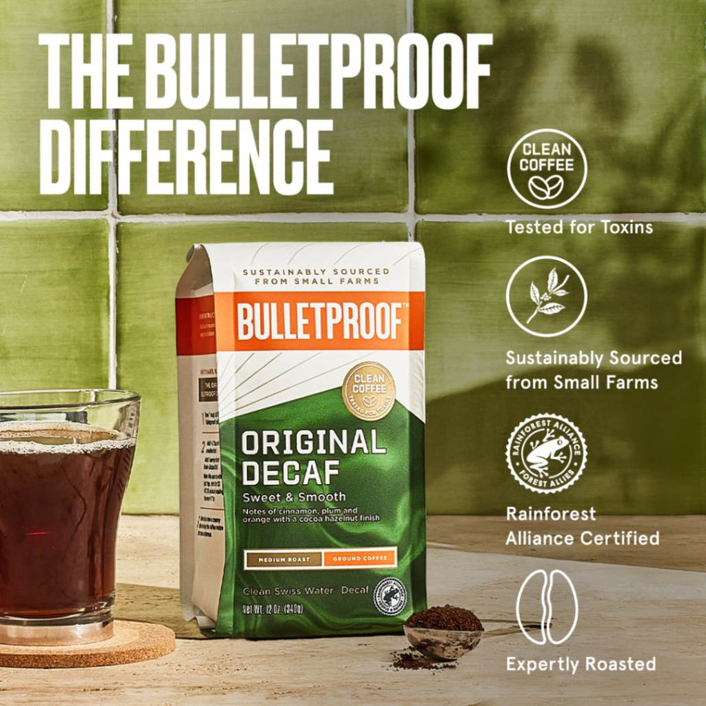 Decaf Ground Coffee | Medium Roast | Bulletproof