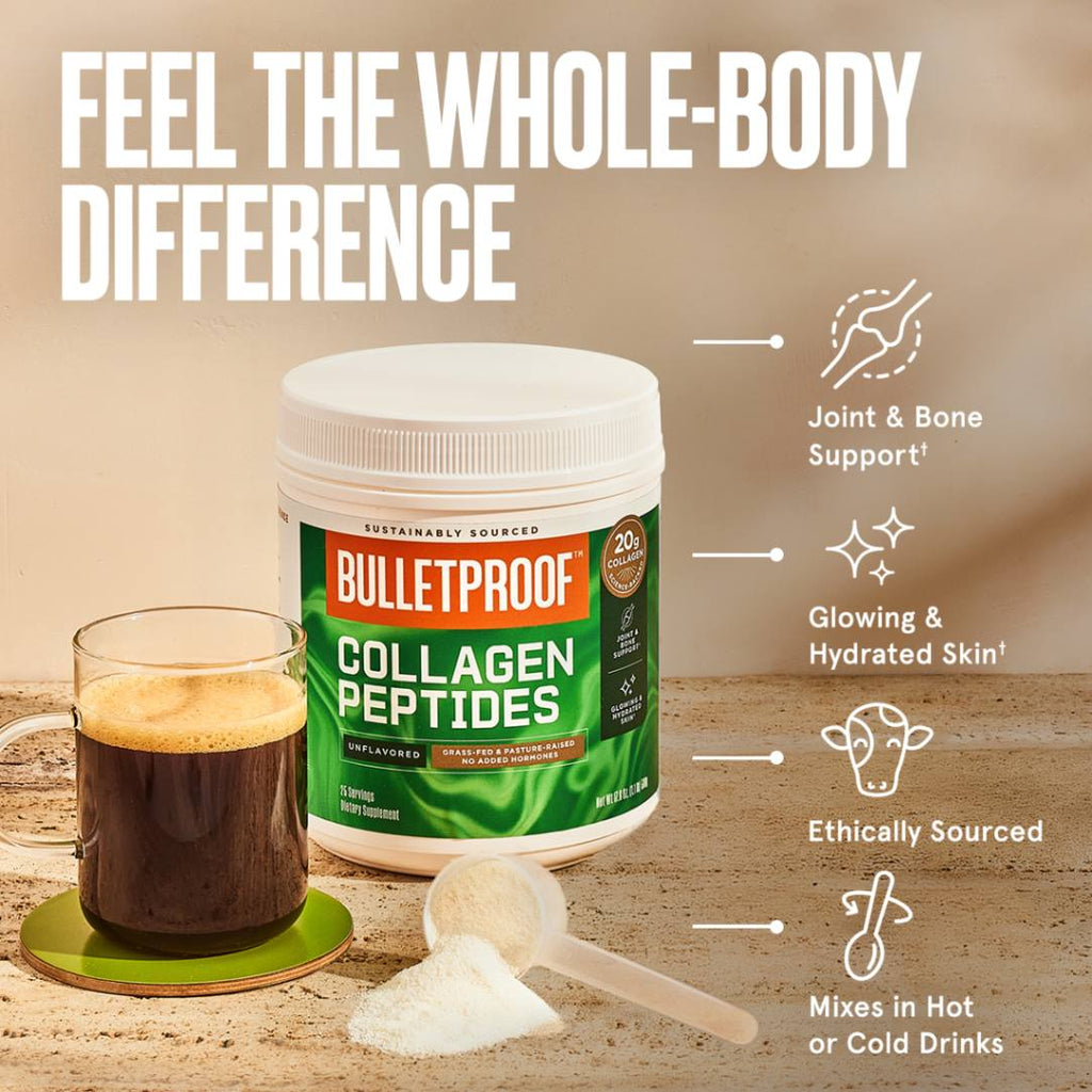 Unflavored Collagen Peptides Powder | Collagen Protein | Bulletproof
