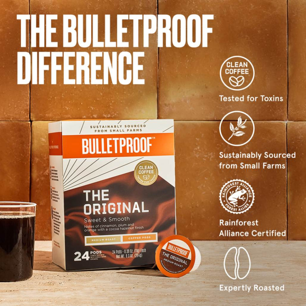 The Original Bulletproof Coffee Pods 24ct | K-Cup Compatible