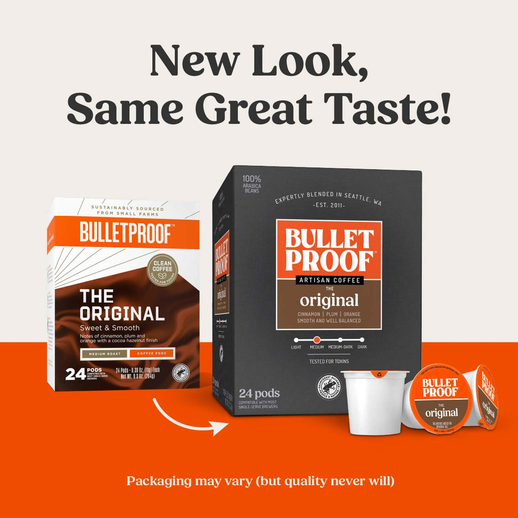 The Original Bulletproof Coffee Pods 24ct | K-Cup Compatible